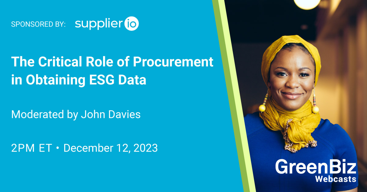 The Critical Role of Procurement in Obtaining ESG Data - ES Management ...